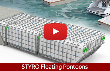Styro Floating Pontoons and Platforms - STYRO